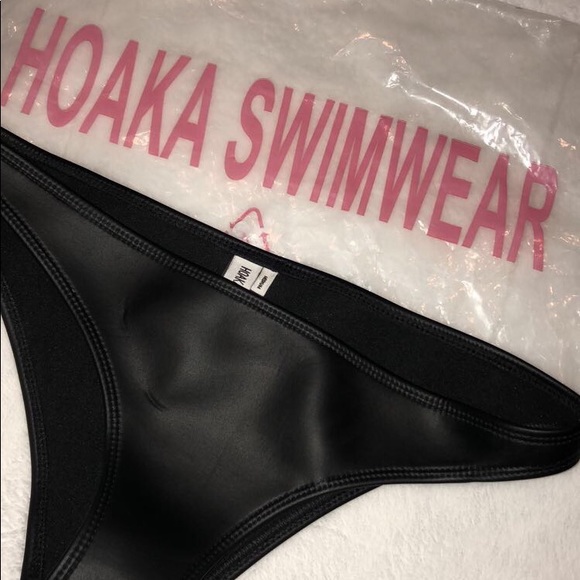 Swim | All Black Hoaka Swimwear W 2 Different Bottoms | Poshmark